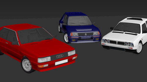 ArtStation - B Group Rally Car Collection vol1 | Resources