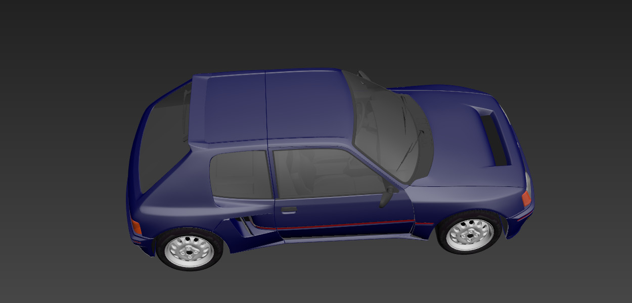 ArtStation - Peugeot 205 Turbo | Resources