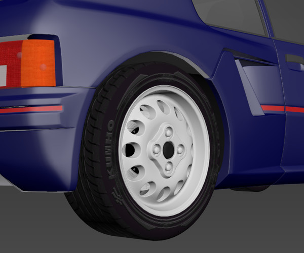 ArtStation - Peugeot 205 Turbo | Resources
