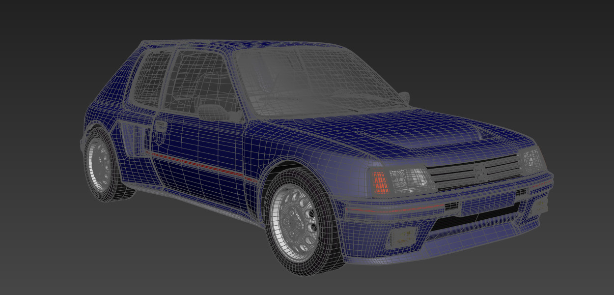 ArtStation - Peugeot 205 Turbo | Resources