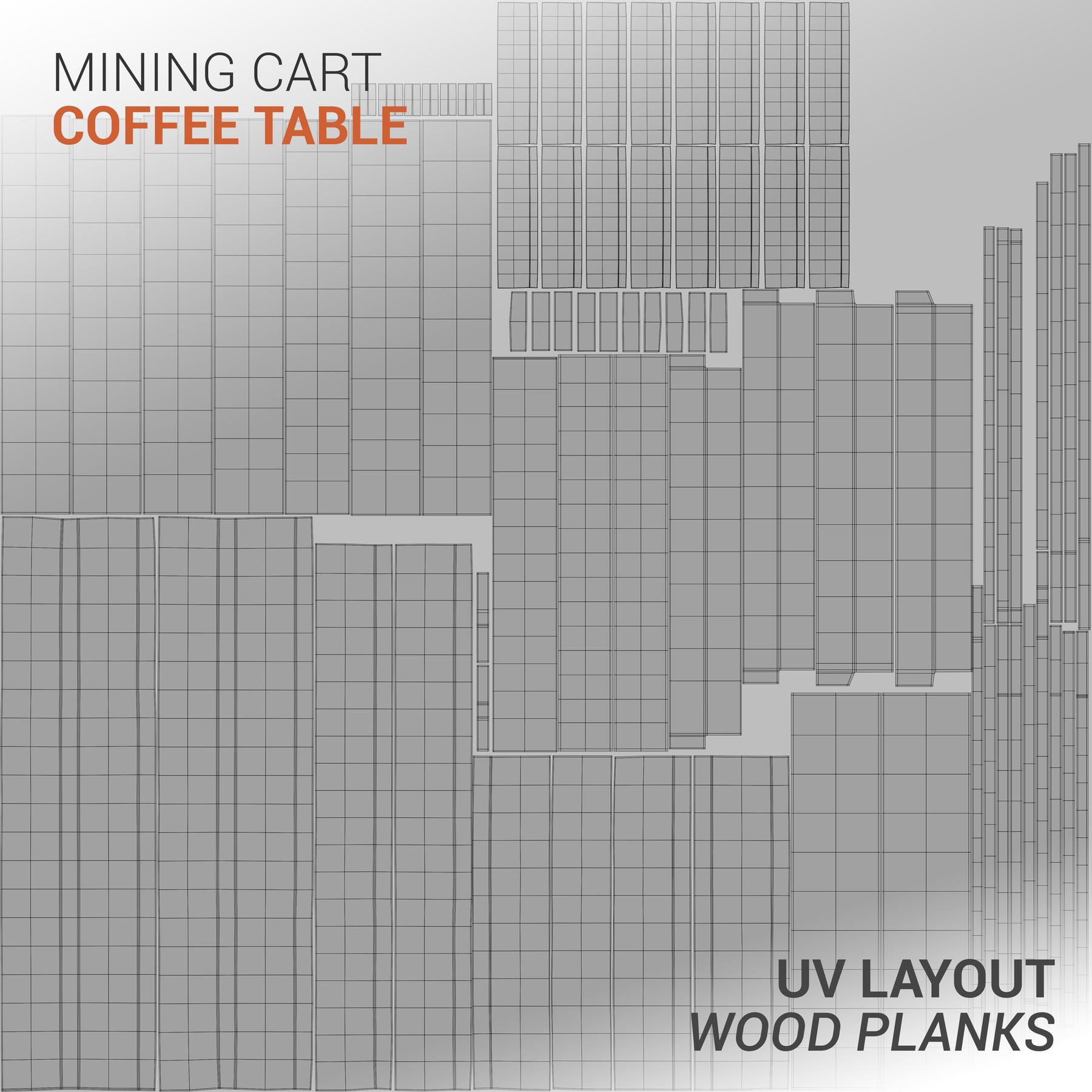 ArtStation - Mining Cart Coffee Table | Game Assets