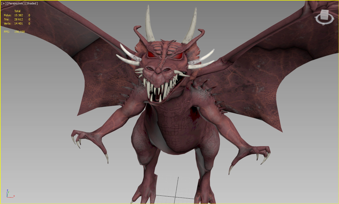 ArtStation - Dragon model | Resources