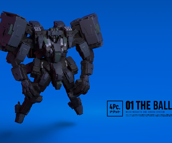 ArtStation - MechNuggets_4Pc || Oculus Medium Kitbash Stamps | Resources