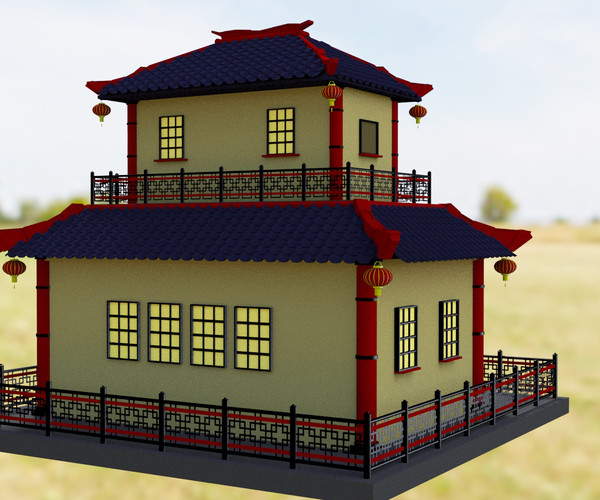 ArtStation - Chinese House | Resources