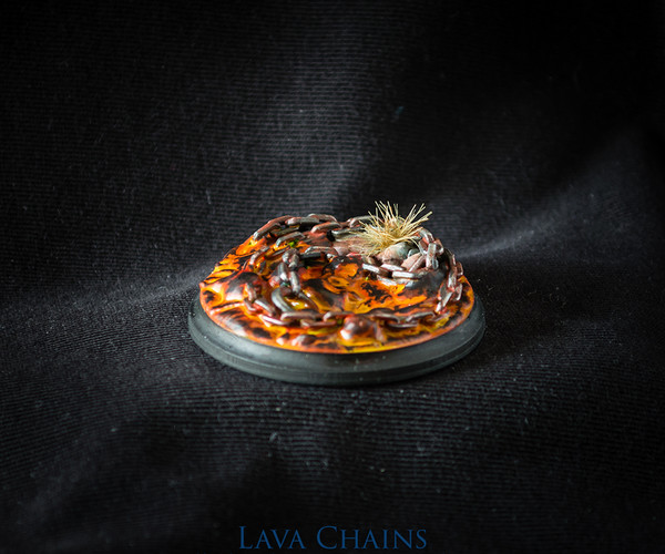 ArtStation - Lava Chains - 3D Printable Digital Sculpture for Tabletop ...