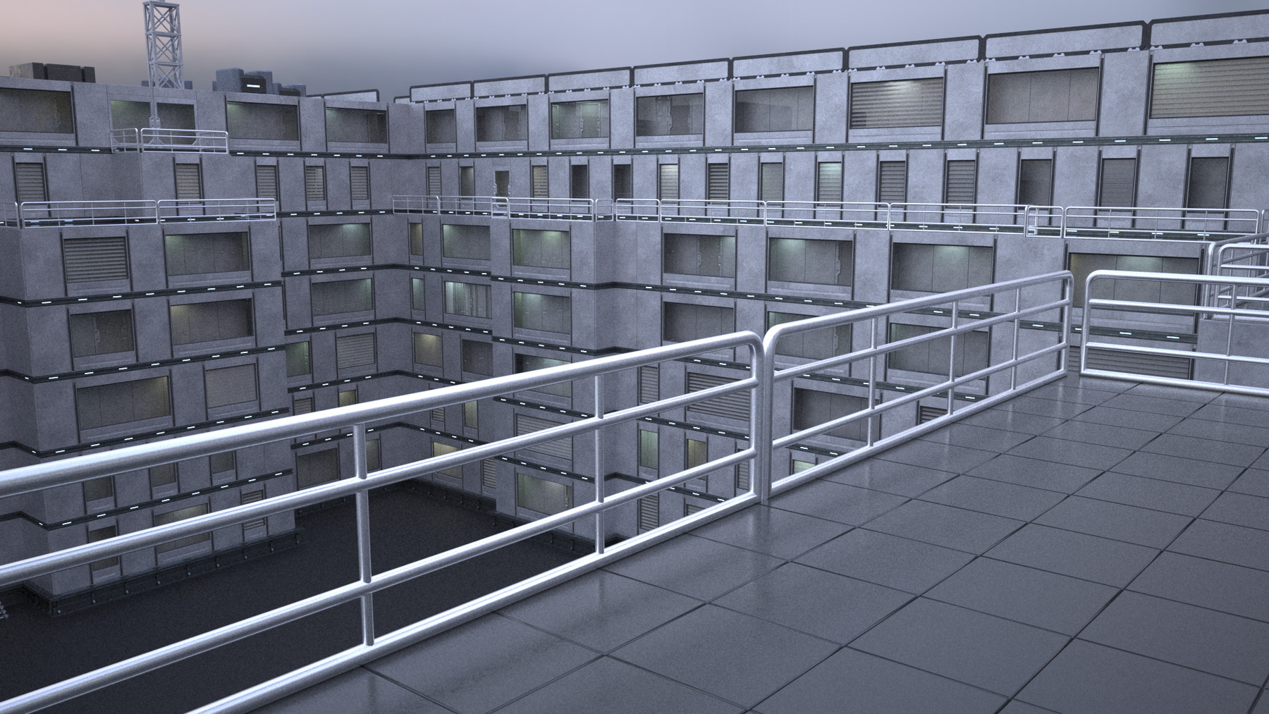 ArtStation - Futuristic Buildings - SET | Resources