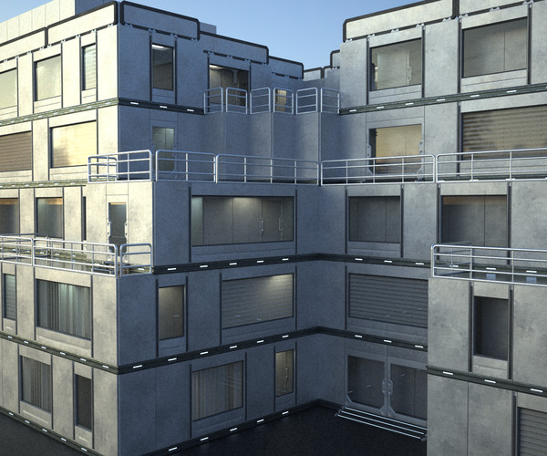 ArtStation - Futuristic Buildings - SET | Resources