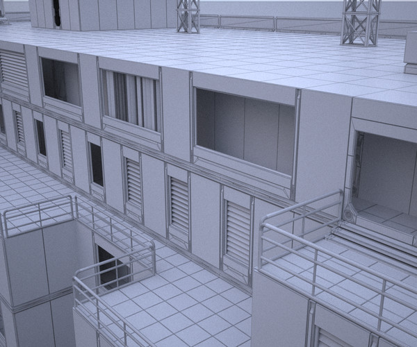 ArtStation - Futuristic Buildings - SET | Resources