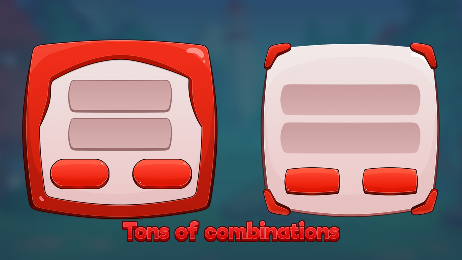 ArtStation - Cute GUI Kit | Game Assets