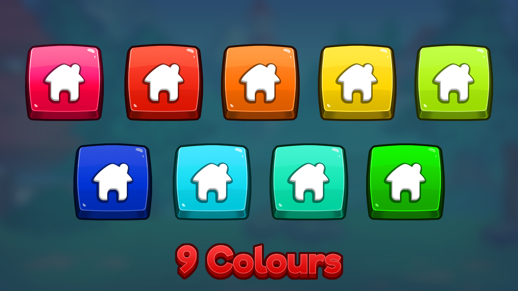 ArtStation - Cute GUI Kit | Game Assets