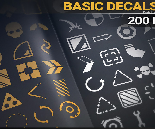 ArtStation - Basic Decals Vol.1 | Game Assets