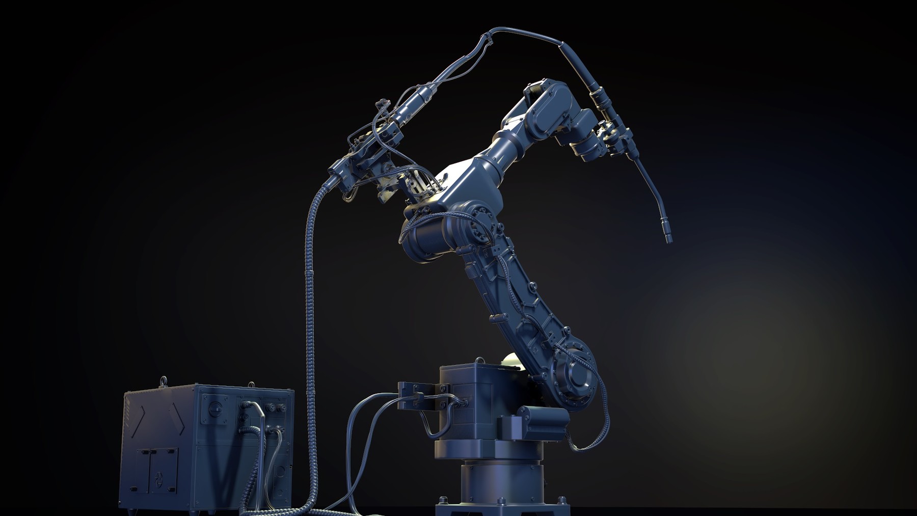 ArtStation - Industrial Robotic Arm Kitbash - Hires | Resources