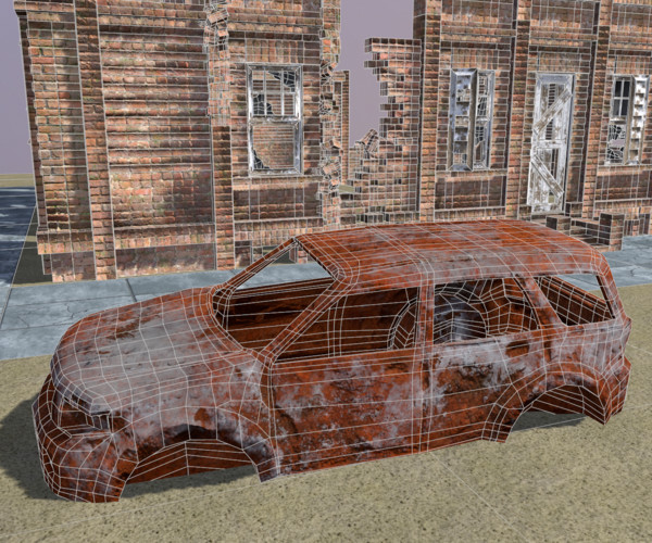 ArtStation - Old Brick House post-apocalyptic | Resources