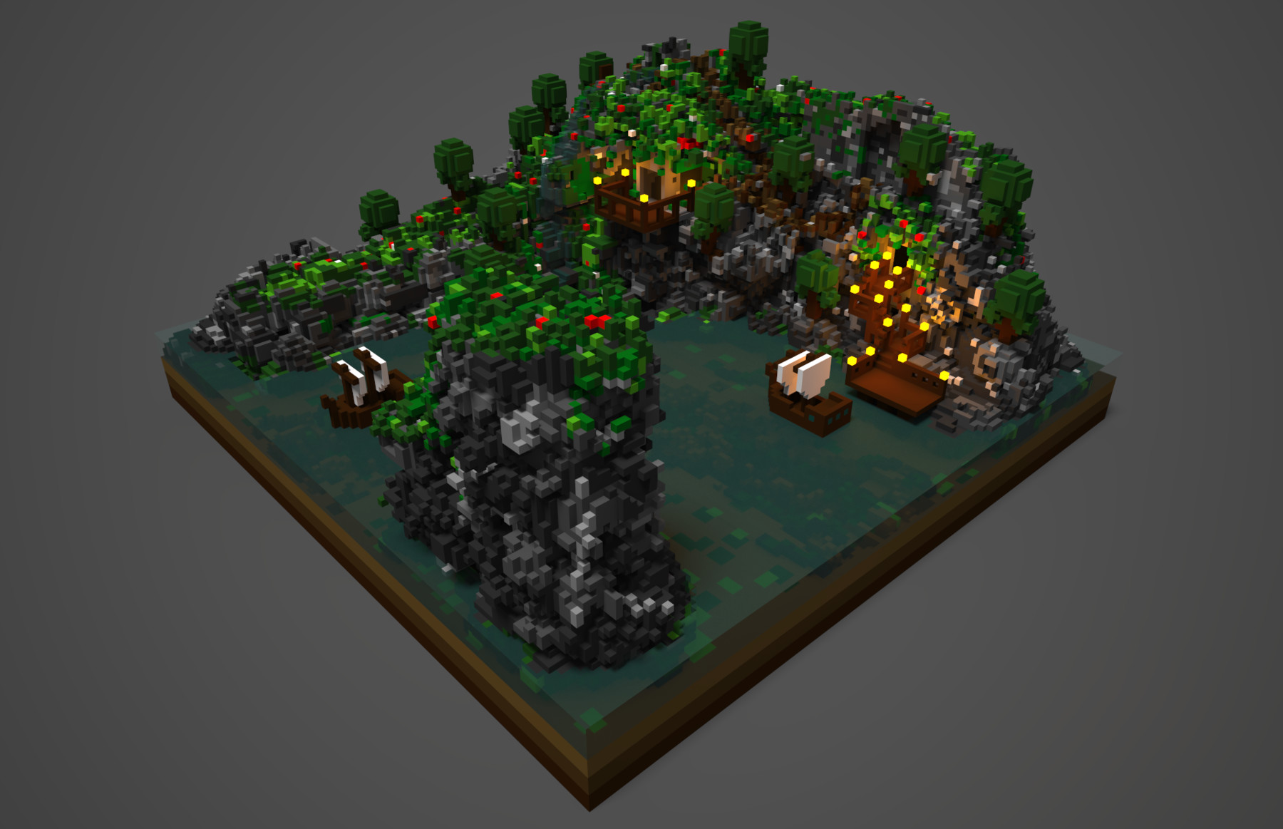 ArtStation - Voxel Isle | Resources