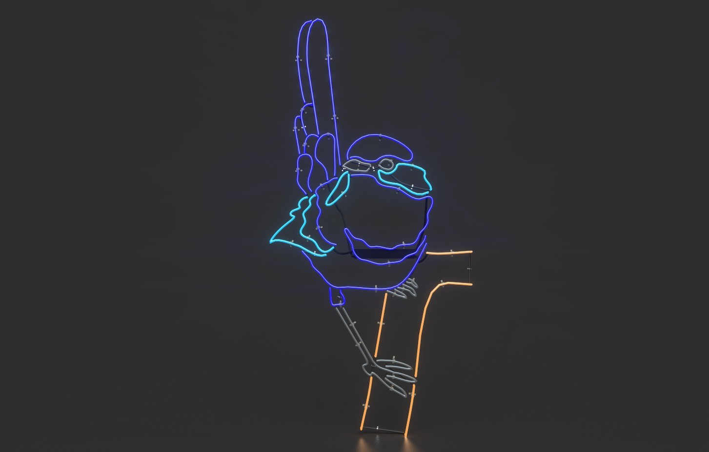 ArtStation - Neon Light, Blue wren | Resources