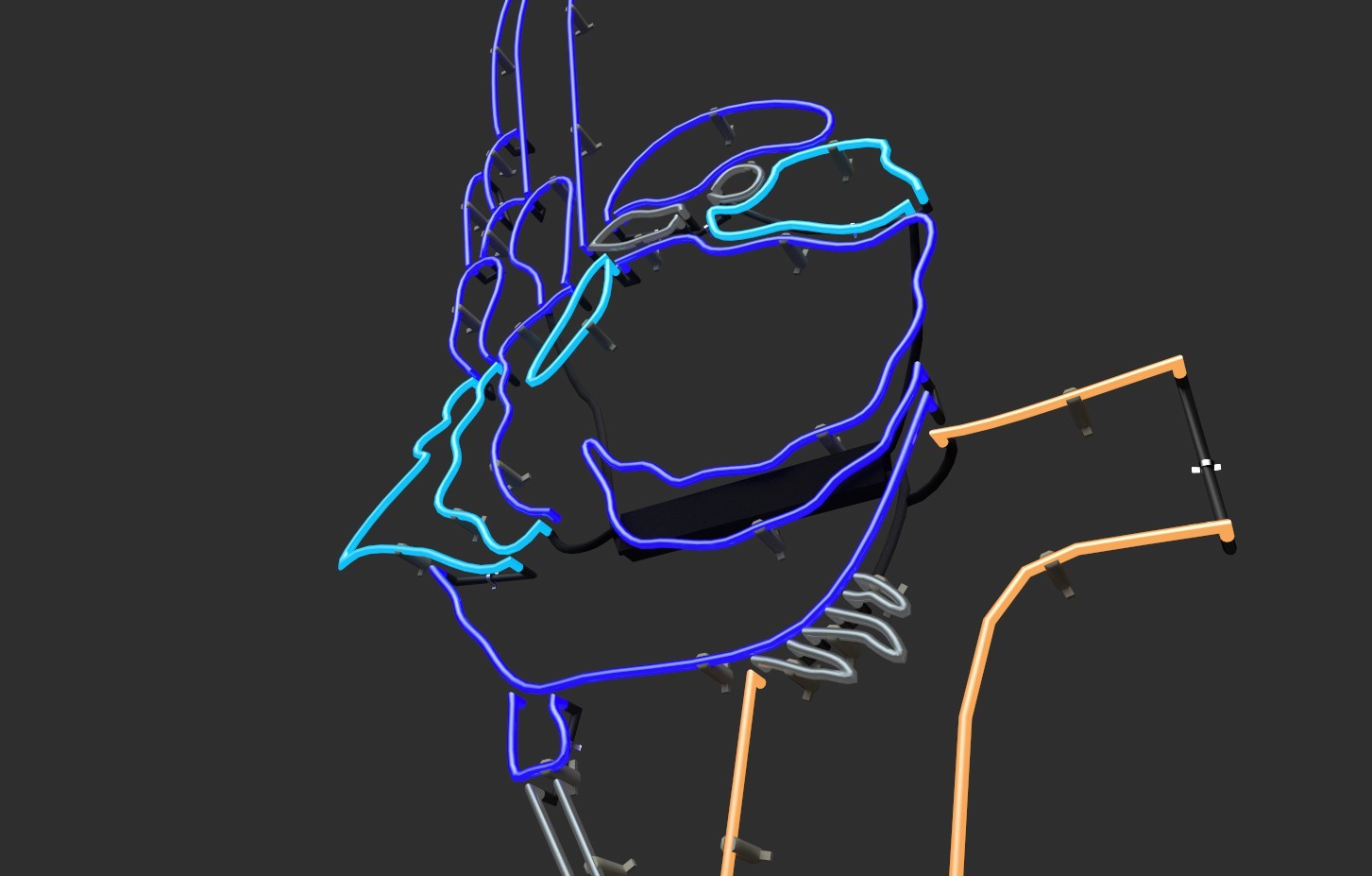 ArtStation - Neon Light, Blue wren | Resources