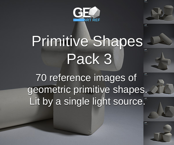 ArtStation - Primitive Shapes Pack 3 | Resources