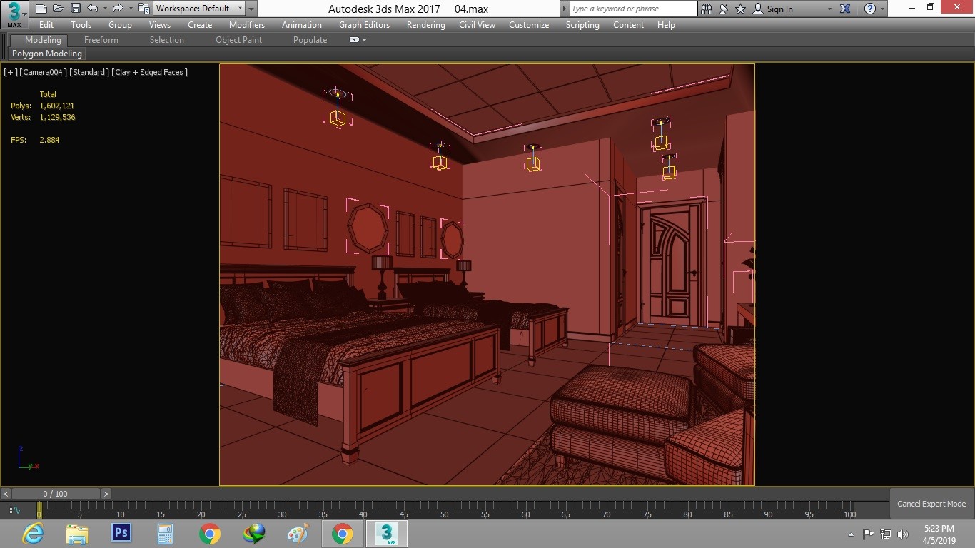 ArtStation - Hotel Guest Room interior 3D model | Resources