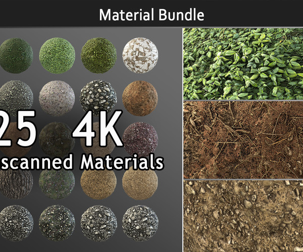 ArtStation - Photoscanned Nature Texture Pack | Game Assets