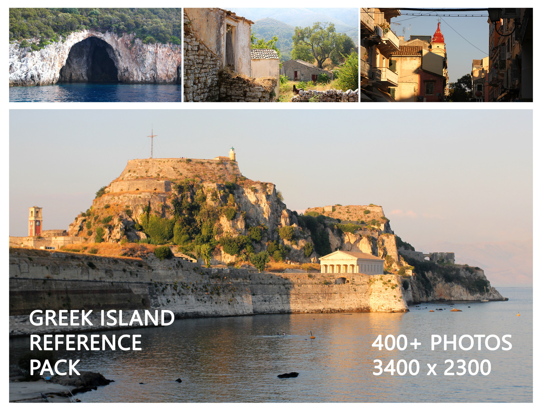 ArtStation - Greek Island Photo Reference Pack | Resources