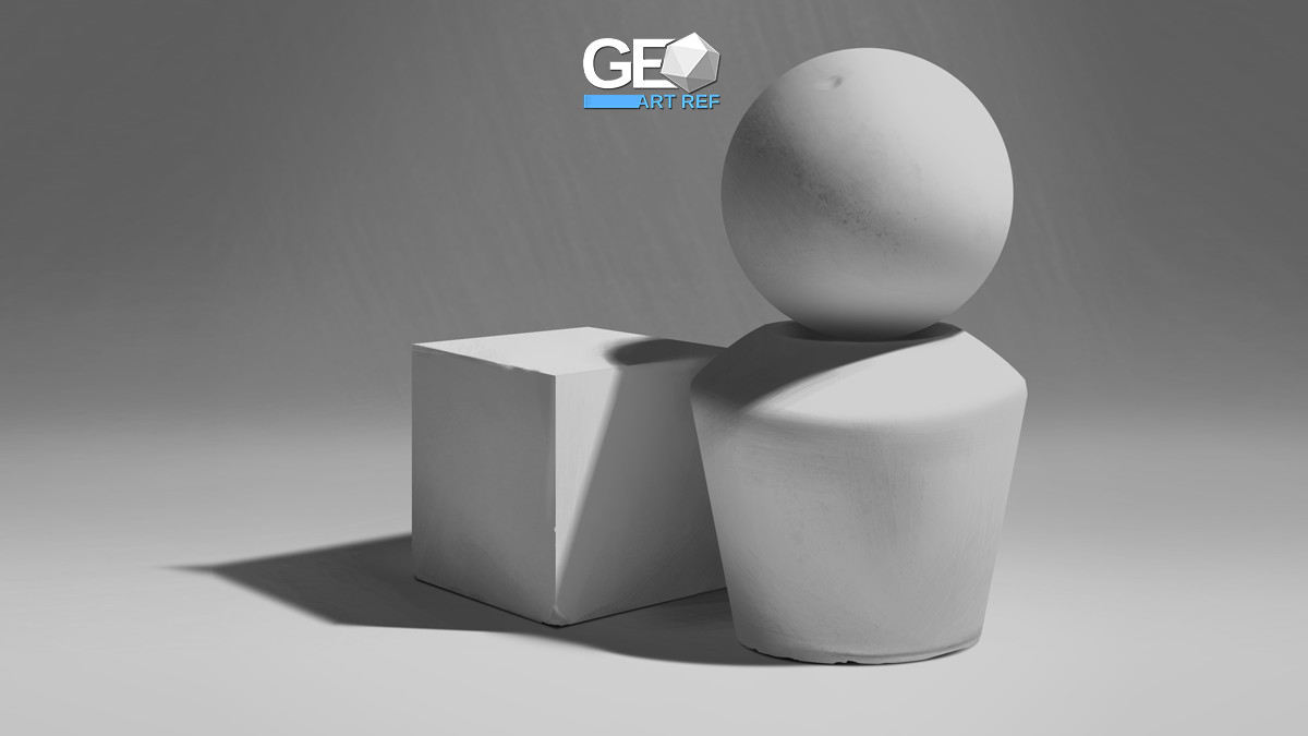 ArtStation - Primitive Shapes Example Study 3 PSD | Tutorials