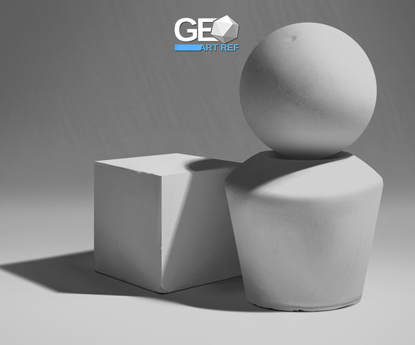 ArtStation - Primitive Shapes Example Study 3 PSD | Tutorials