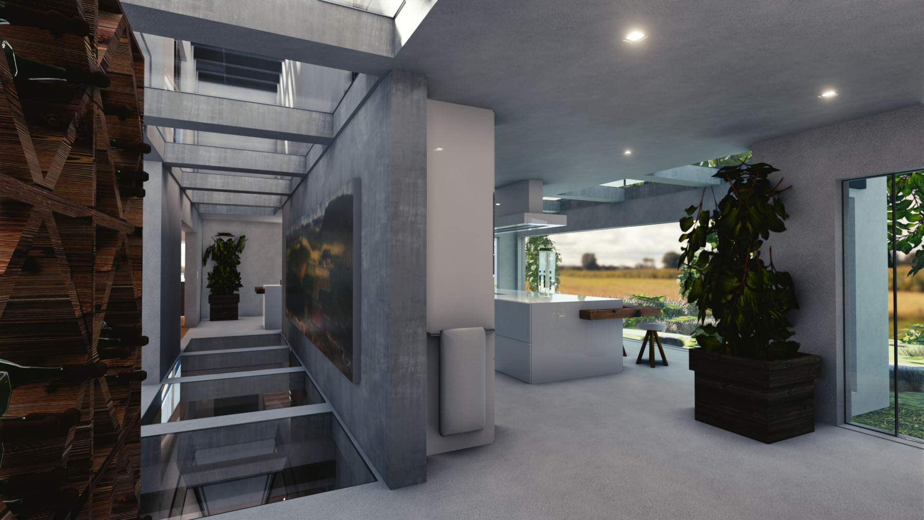 ArtStation - Blender Eevee Modern Mansion | Resources