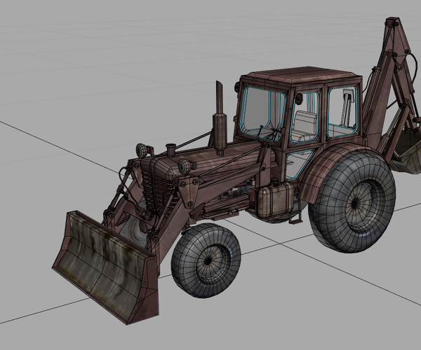 ArtStation - Tractor | Game Assets