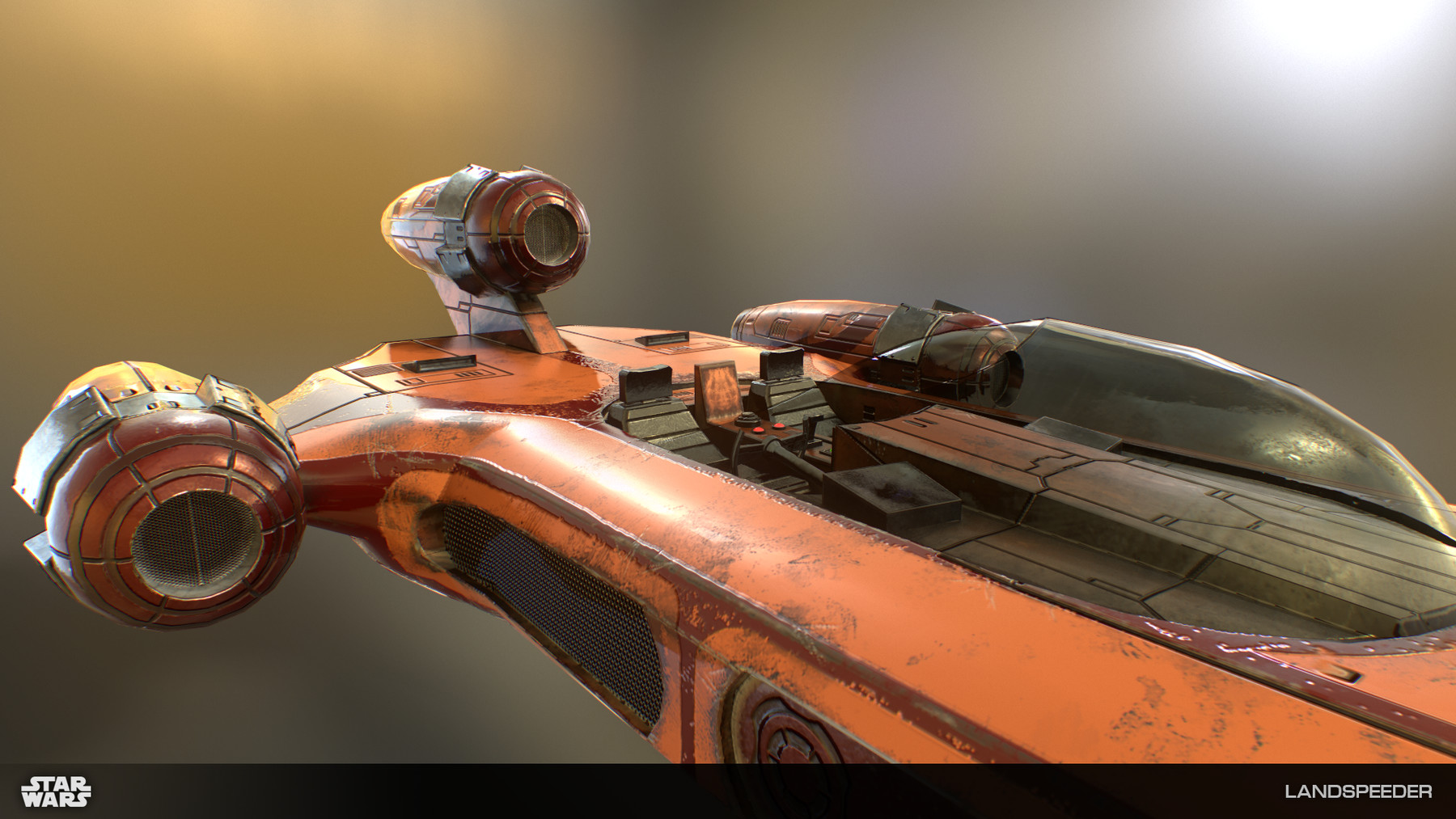 ArtStation - X-34 Landspeeder (Star Wars) | Resources