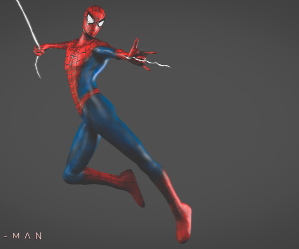 ArtStation - Spider-Man - Ready Game - 3D Model | Game Assets