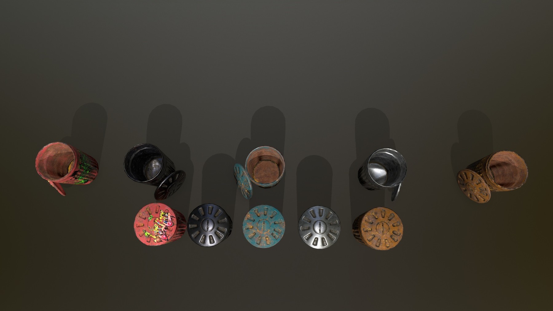 ArtStation - Trash Can | Game Assets