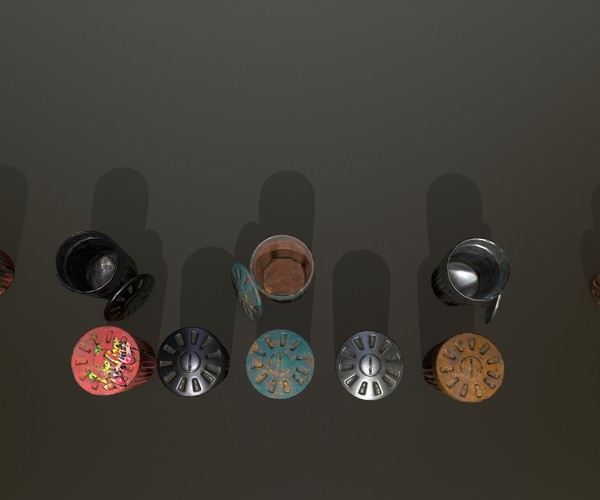 ArtStation - Trash Can | Game Assets