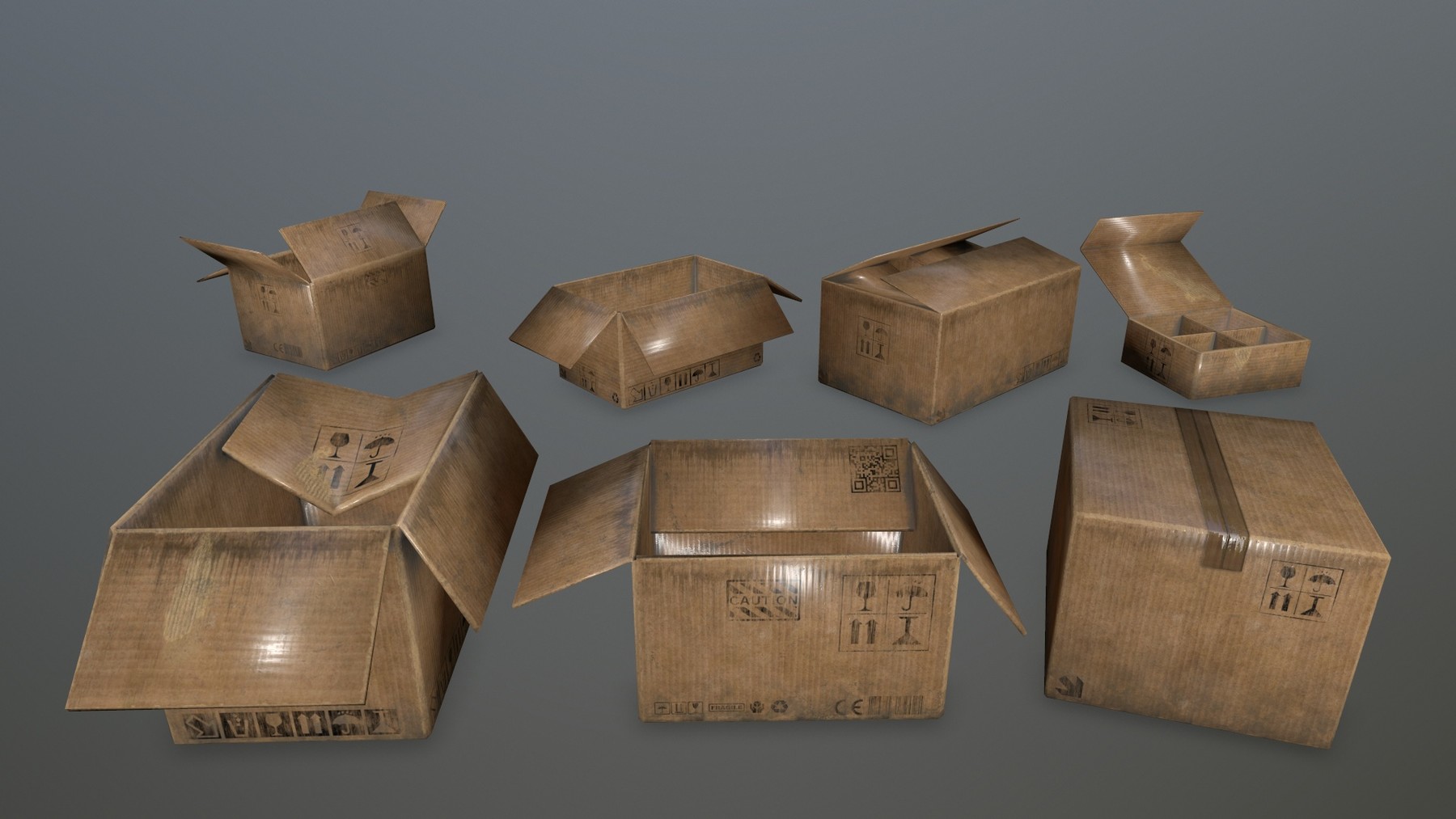 ArtStation - box set | Game Assets