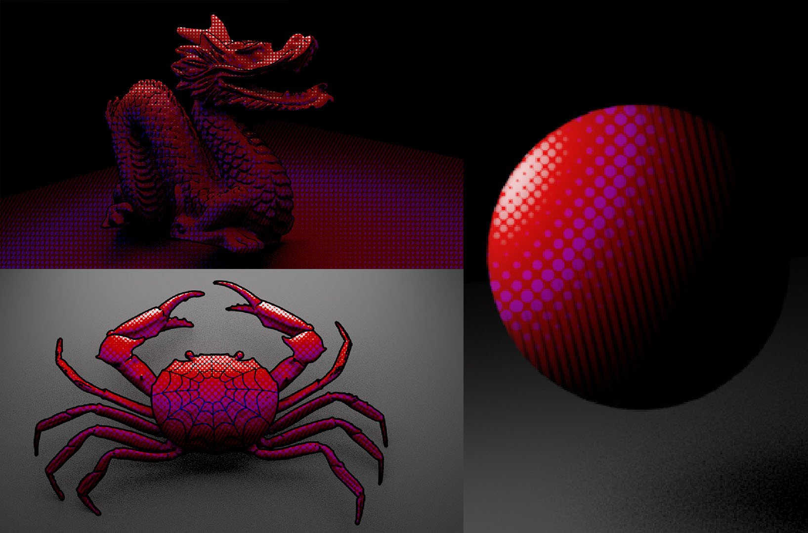 ArtStation - Spider-verse Halftone Toon Shader | Game Assets