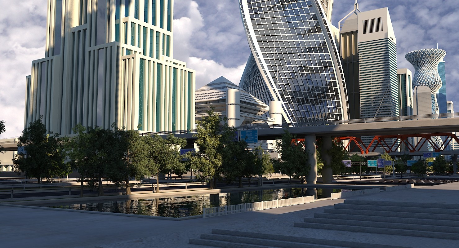 ArtStation - High Definition City 2013 V 2 | Game Assets