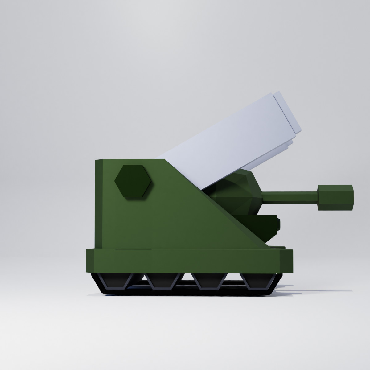 ArtStation - 3D Tank (Low-Poly) | Resources
