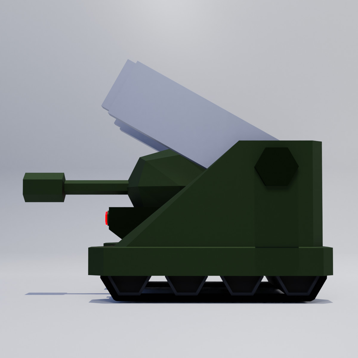 ArtStation - 3D Tank (Low-Poly) | Resources
