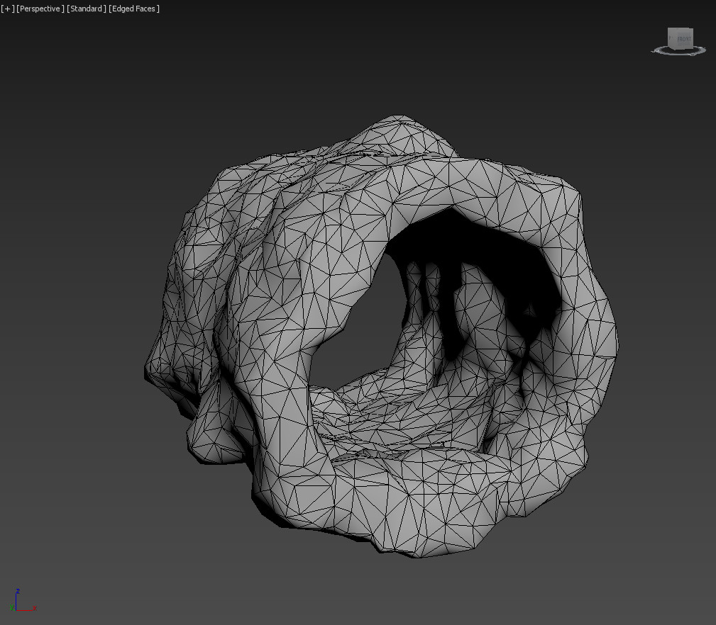 ArtStation - Low poly Cave Modular Mossy Rock Casual Package | Game Assets