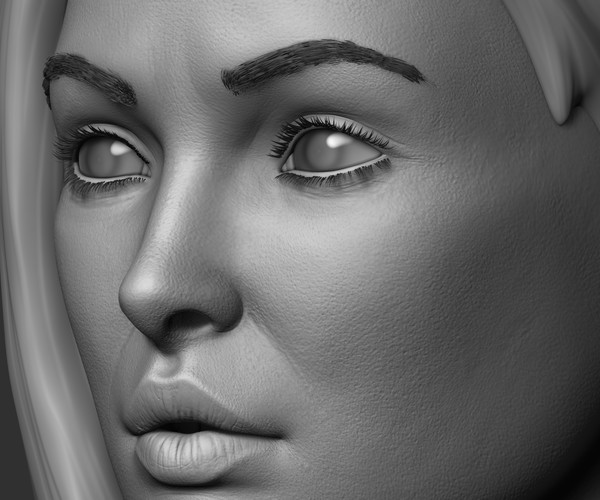 ArtStation - Realistic Female Head | Resources