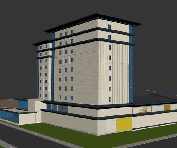 ArtStation - Hotel 3D model | Resources