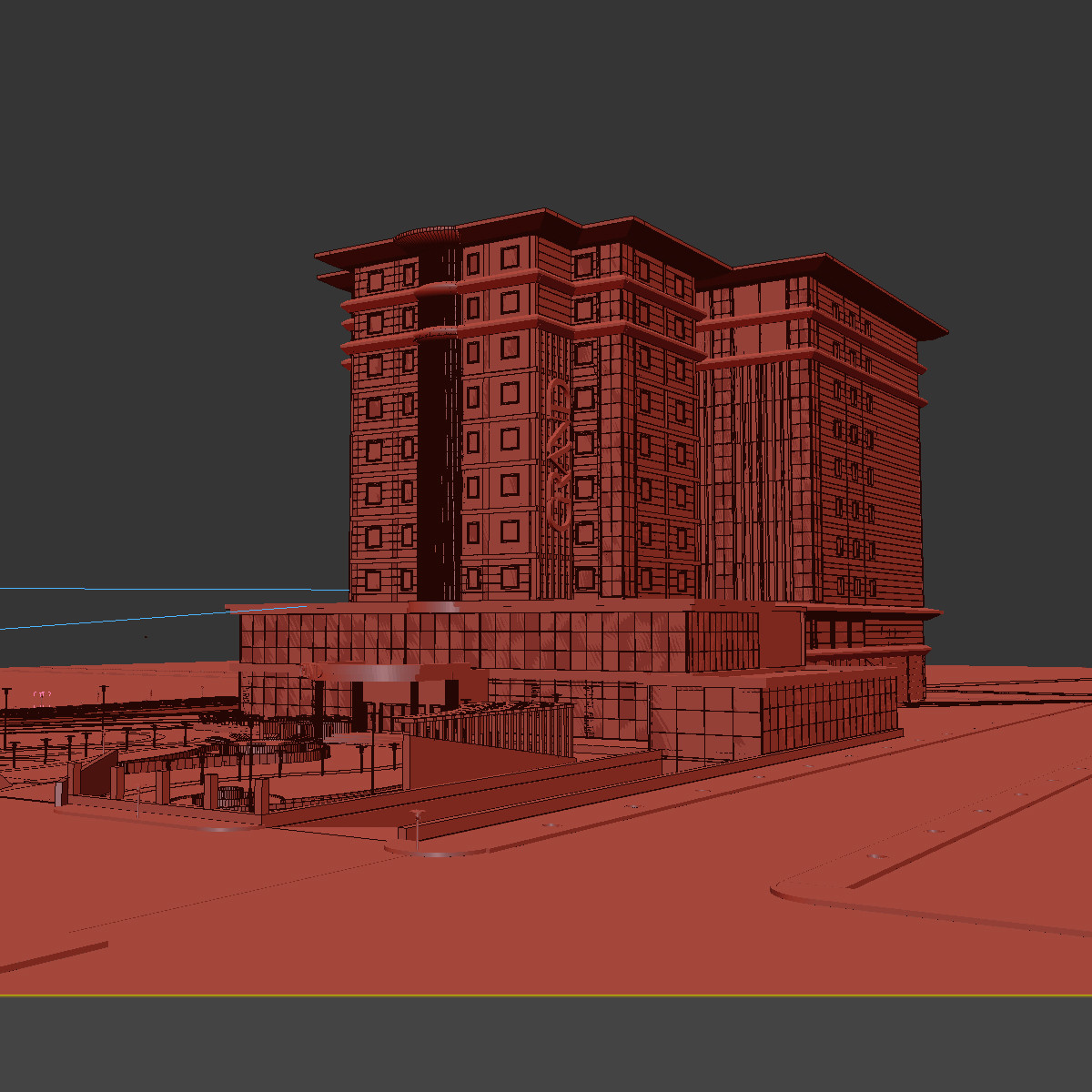 ArtStation - Hotel 3D model | Resources