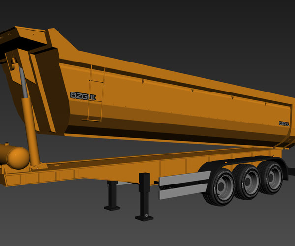 ArtStation - Dump Trailer | Resources