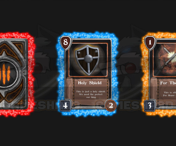ArtStation - Hand Painted CCG Card Art | Game Assets