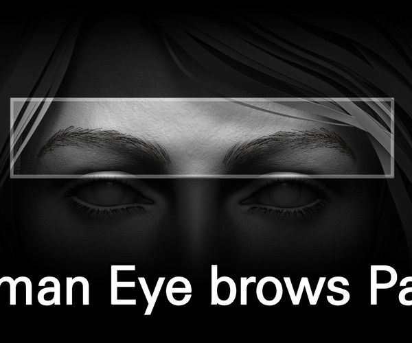 ArtStation - Human Eyebrows Pack | Resources