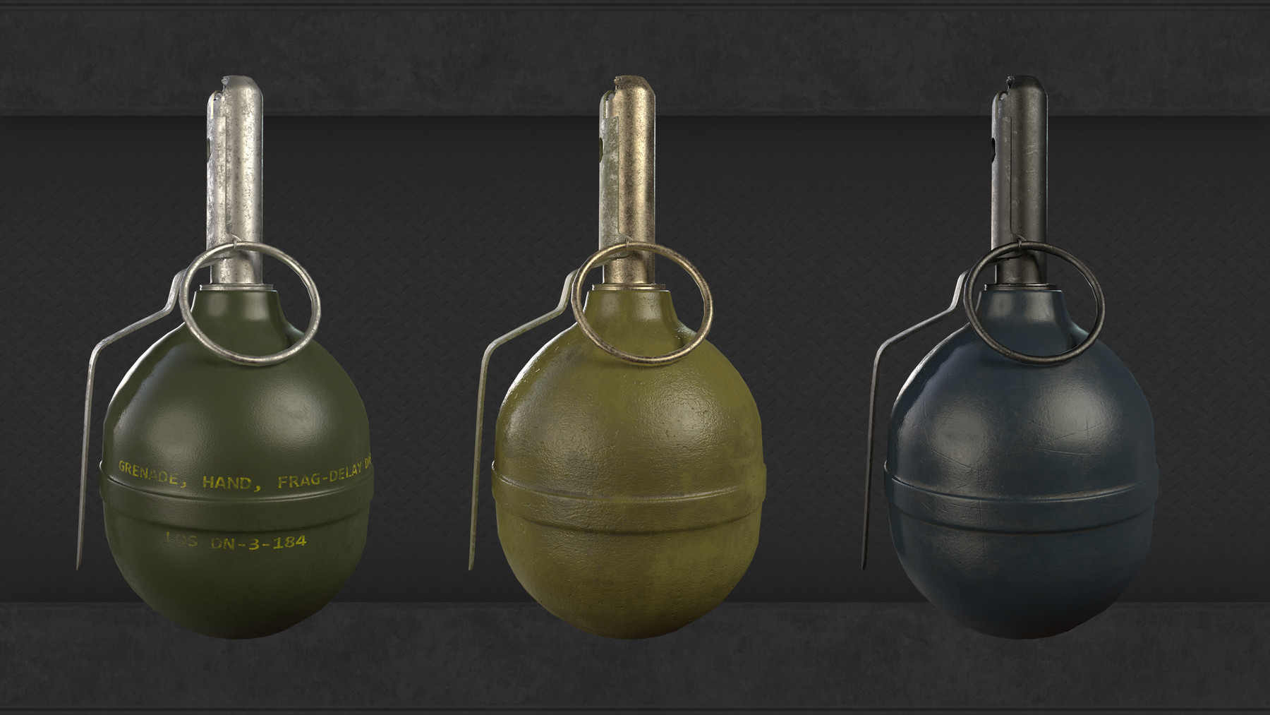 ArtStation - Frag grenade | Game Assets