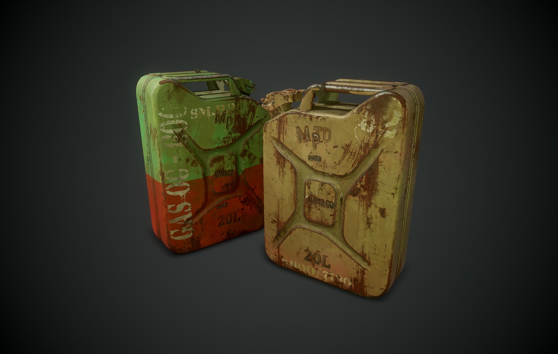 ArtStation - Game ready Jerry Cans | Game Assets