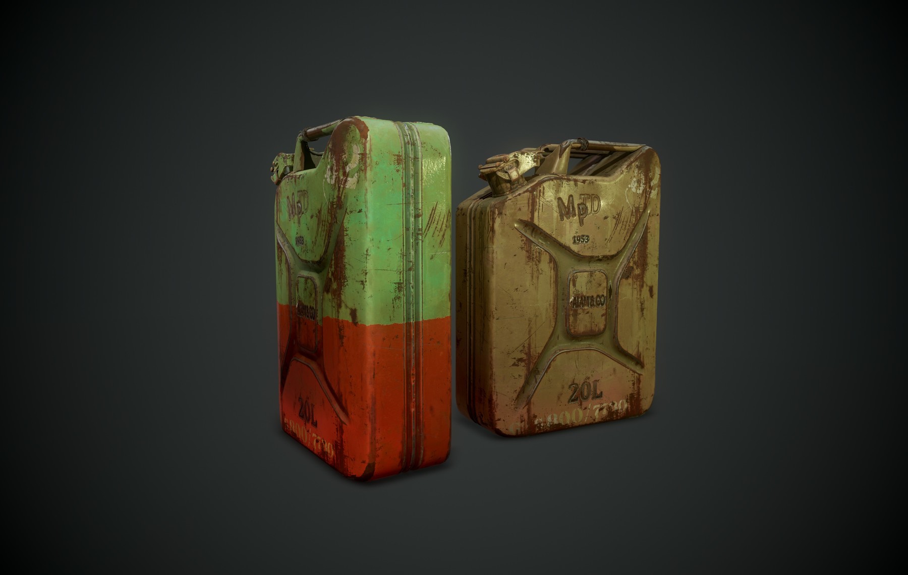 ArtStation - Game ready Jerry Cans | Game Assets