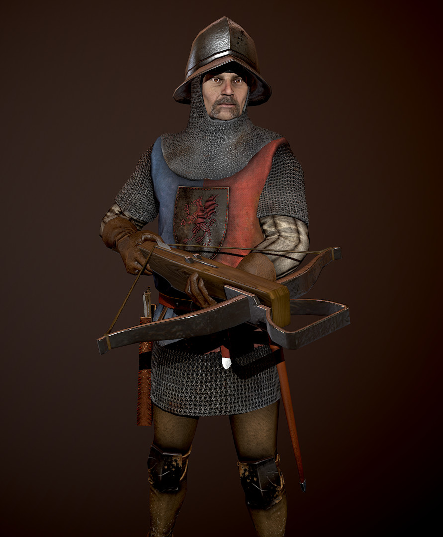 ArtStation - Medival Crossbowman | Game Assets