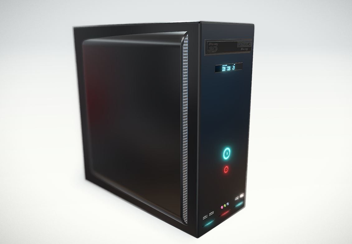 ArtStation - Desktop PC With Plugs and Power Supply | Resources
