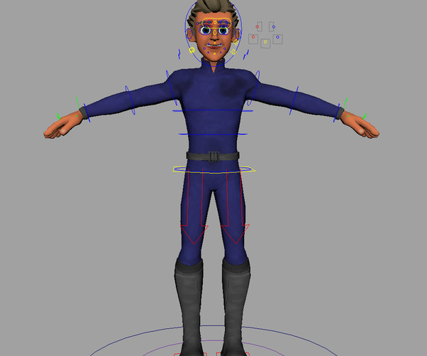 ArtStation - Cartoon Rigged Character 4 | Resources